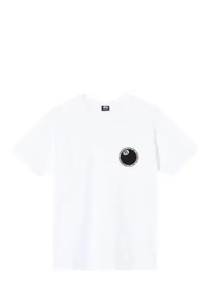 StÜssy 8 Ball Dot Tee - White