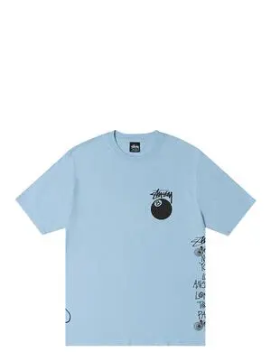 StÜssy Test Strike Pigment Dyed Tee 'sky - Blue