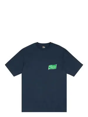 StÜssy Soda Can Tee 'navy - Blue