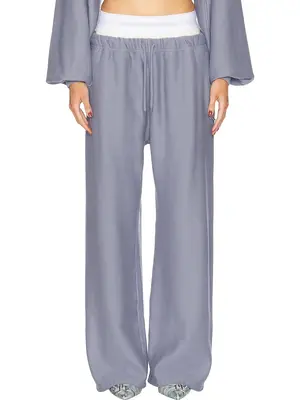 Alexander Wang Alexander Wang Wide Leg Sweatpant Washed Vintage Blue