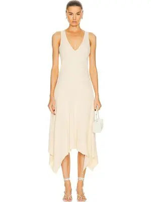 Simkhai Kiara Handkerchief Midi Dress - Point Dume