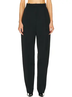 Bottega Veneta Sartorial Wool Twill Trousers - Black