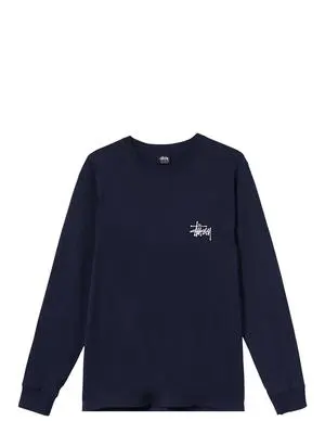 StÜssy Basic Long-sleeve Tee 'navy - Blue