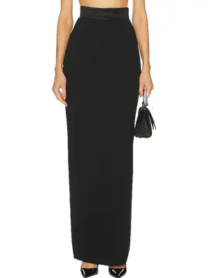 SAU LEE Indya Maxi Skirt - Black