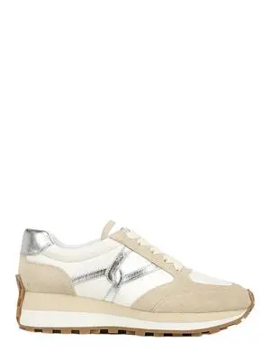 Veronica Beard Valentina Sneakers Coconut/silver