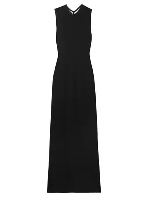 Khaite Teri Open-back Maxi Dress - Black
