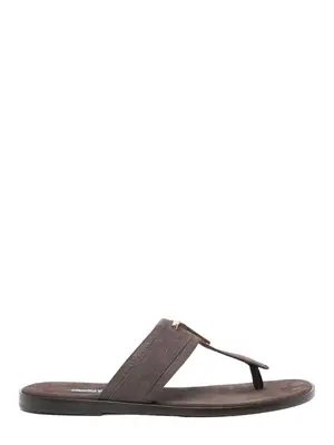 TOM FORD Brighton Suede Sandals - Brown