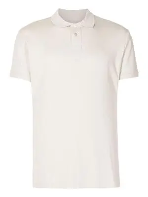 OSKLEN Supersoft Short-sleeved Polo Shirt - Neutrals