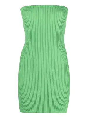 Nanushka Brynn Ribbed-knit Top - Green