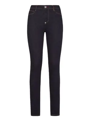 Philipp Plein Logo-plaque Skinny Jeans - Black