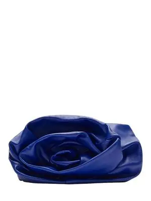Burberry Burberry Rose Leather Clutch Blue