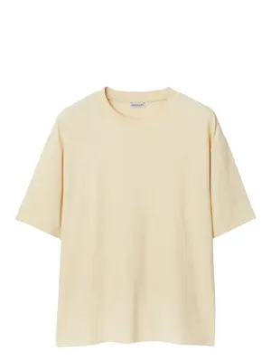 BURBERRY Burberry Round-Neck Cotton T-Shirt