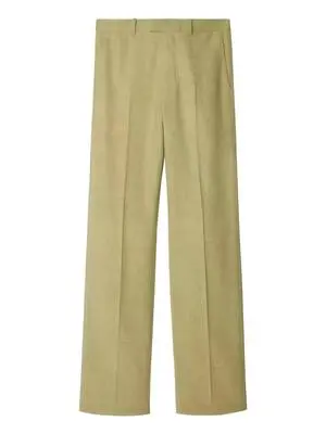 BURBERRY Burberry Straight-Leg Wool Trousers