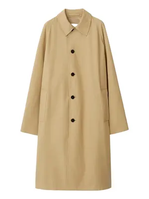 Burberry Car Cotton Coat - Neutrals