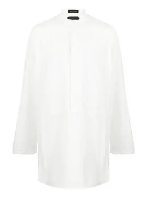 NICOLAS ANDREAS TARALIS Long-sleeve Cotton Shirt - White