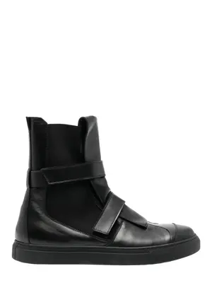 NICOLAS ANDREAS TARALIS Touch-strap High-top Sneakers - Black