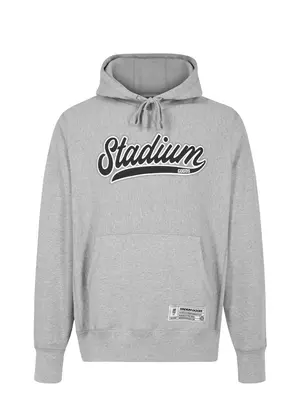 STADIUM GOODS Script Logo Hoodie - Grey