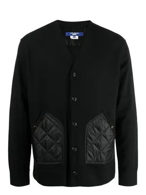 Junya Watanabe Quilted-panel Jacket - Black