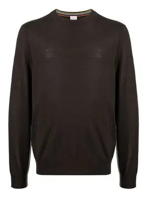 Paul Smith Paul Smith Fine-Knit Merino Wool Jumper Green
