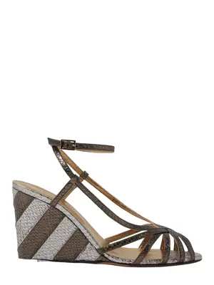 La DoubleJ The Weekend Wedge Sandals - Grey