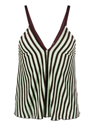 FORTE_FORTE Forte Forte Striped V-Neck Top