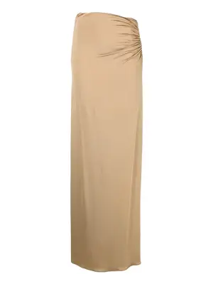 Magda Butrym Cut-out Maxi Skirt - Neutrals