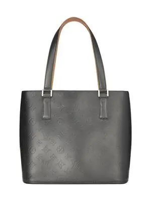 LOUIS VUITTON Monogram Vernis Mat Stockton - Grey