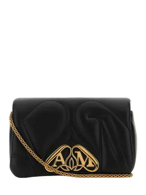 Alexander McQueen Alexander McQueen The Seal Cross Body Bag Black