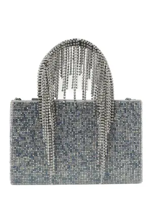 Kara Rhinestone Embellished Mini Bag - Blue