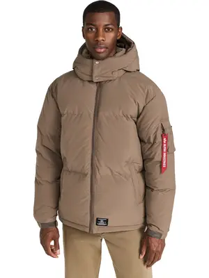 Alpha Industries Puffer Parka - Coyote Brown