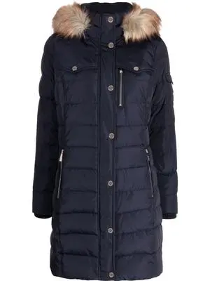Michael Kors Hooded Puffer Coat - Blue