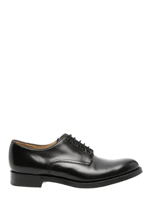 FURSAC Brushed Leather Derby Shoes - Black