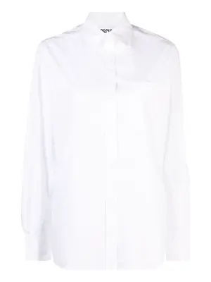 MOSCHINO Moschino Logo-Print Poplin Shirt