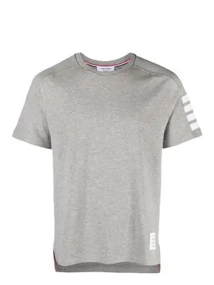 Thom Browne 4-bar Short-sleeve T-shirt - Grey