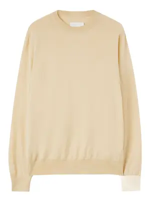JIL SANDER Jil Sander Crew-Neck Wool Jumper Neutrals