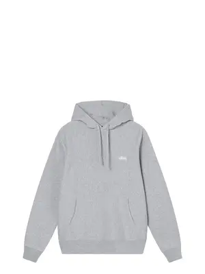 StÜssy Overdyed Stock Logo Hoodie - Grey