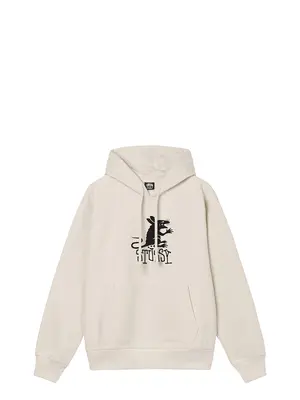 StÜssy Rat Graphic Hoodie - Cream