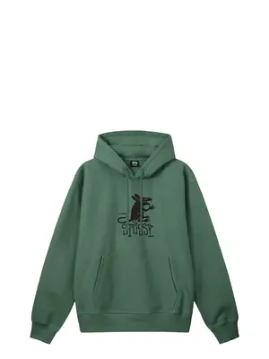 StÜssy Rat Graphic Hoodie - Green