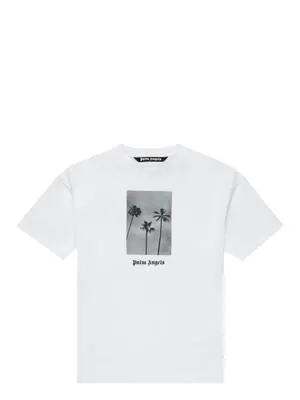 Palm Angels Boulevard Classic Tee /black - White
