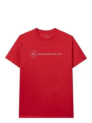 ANTI SOCIAL SOCIAL CLUB Add Me Tee - Red