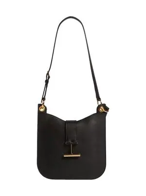 TOM FORD Small Tara Leather Top Handle Bag - 1n001 Black