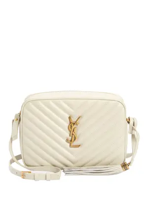 Saint Laurent Saint Laurent Lou Leather Camera Bag Crema Soft/ Crema Soft