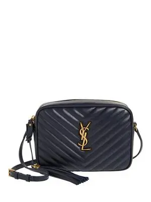 Saint Laurent Saint Laurent Lou Leather Camera Bag Marine Blue