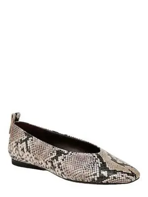 27 EDIT NATURALIZER 27 EDIT Naturalizer Carla Flat Snake Pattern Leather