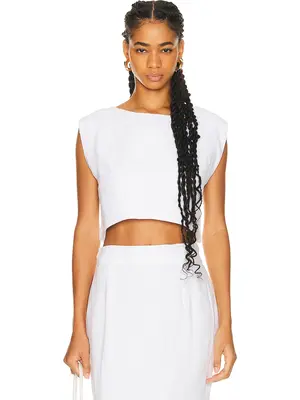 Posse Martina Crop Top - Ivory