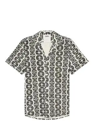 Oas Hypnotise Cuba Net Shirt - Black