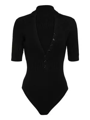 JACQUEMUS Jacquemus Le Body Yauco Ribbed-Knit Bodysuit