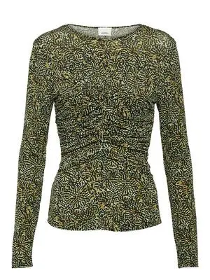 Isabel Marant Étoile Jalilagb Draped Jersey Top - Black