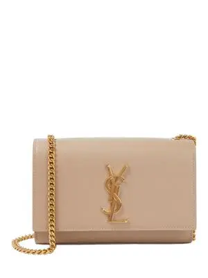 Saint Laurent Kate Small Shoulder Bag - Beige