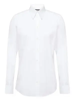 Dolce & Gabbana Cotton Oxford Shirt - White